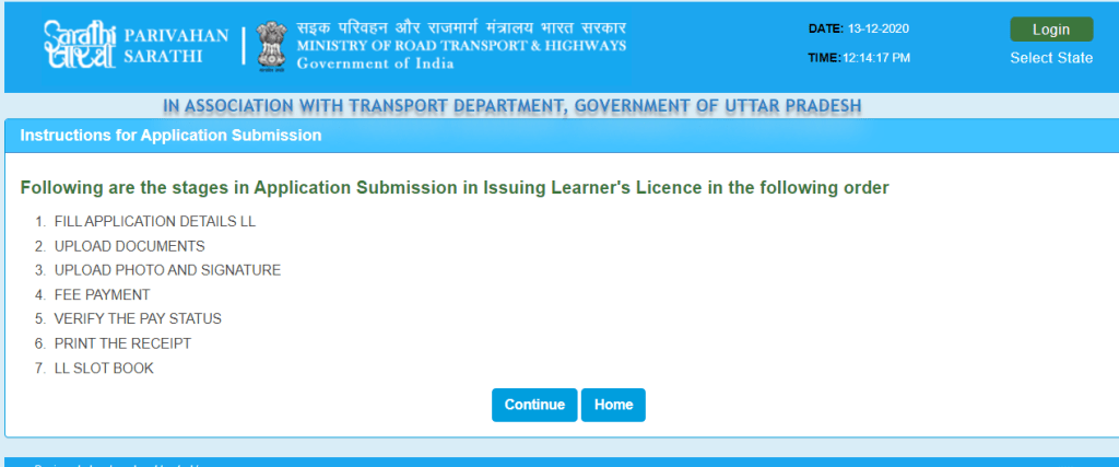 Online application process for driving license across India - only30sec ...
