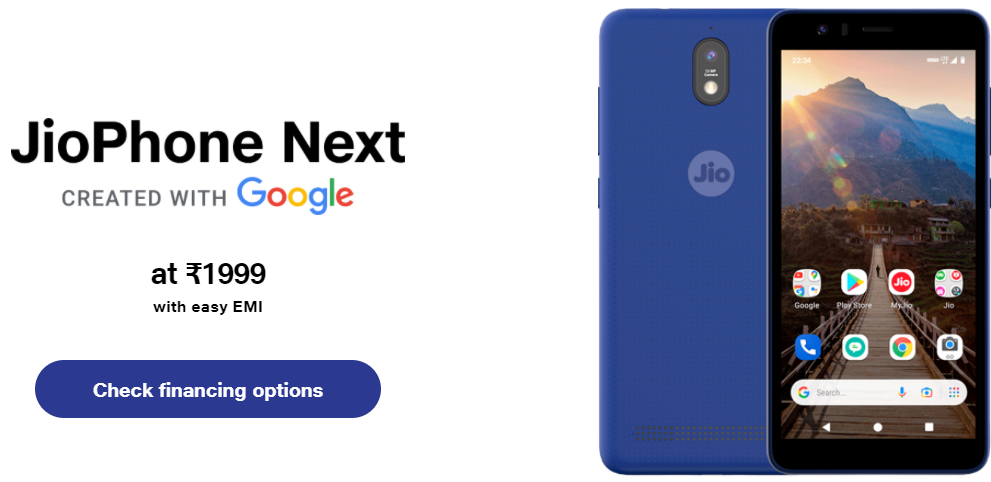 Jio phone Next features, cost and Jio Prepaid tariff - only30sec.com